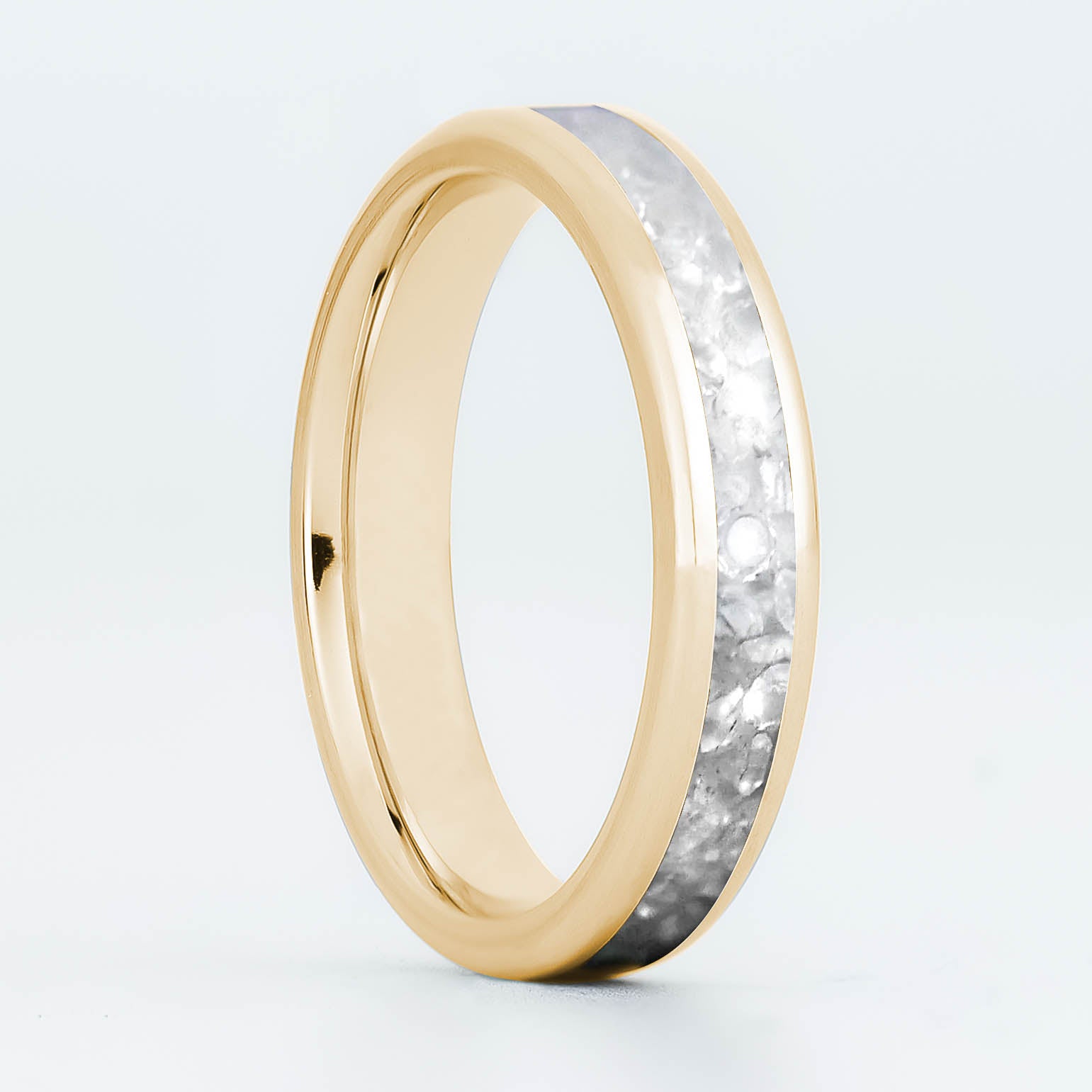 Solid Gold Diamond Glowstone Stackable Ring | Patrick Adair Designs