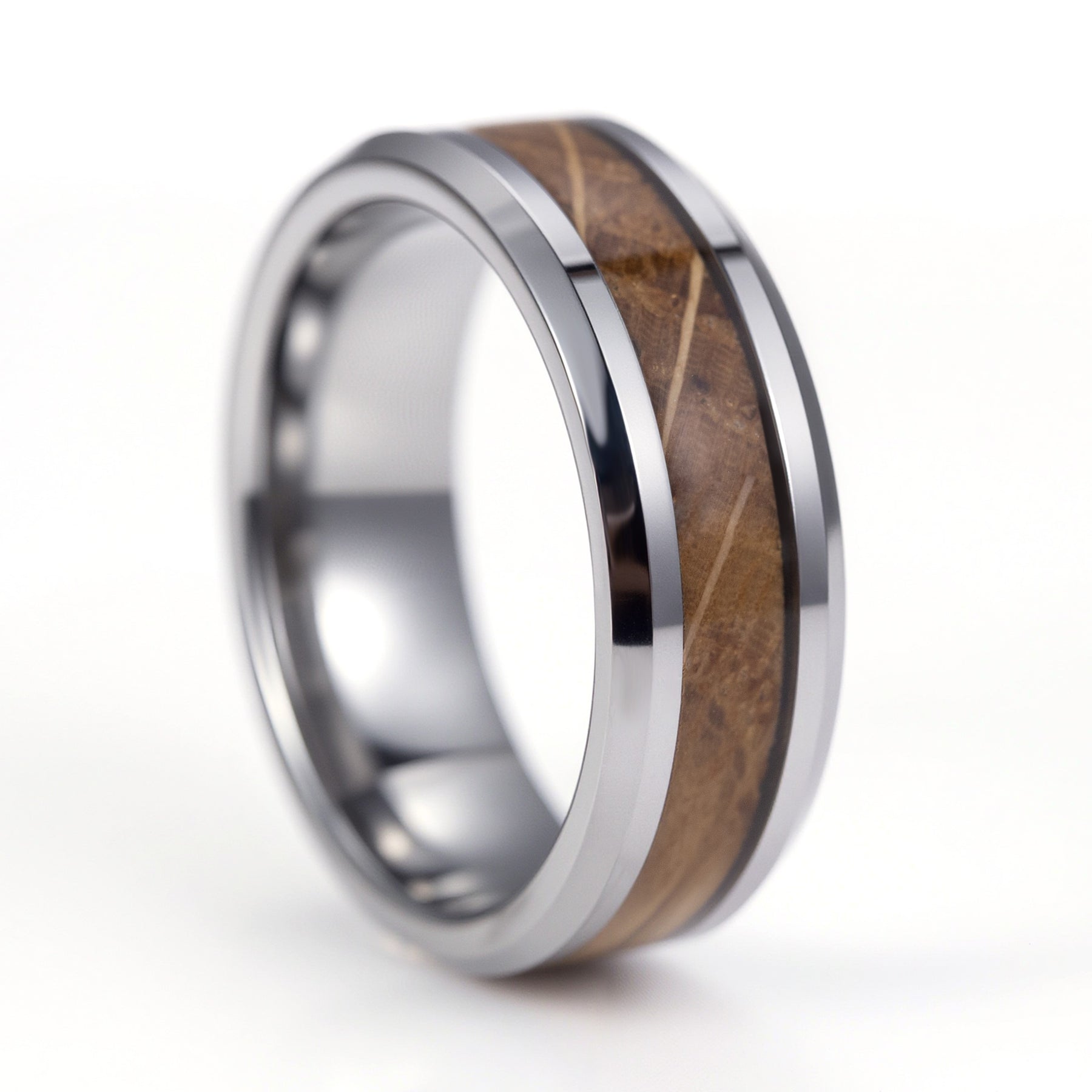 Whiskey Barrel and Tungsten Ring– Patrick Adair Designs
