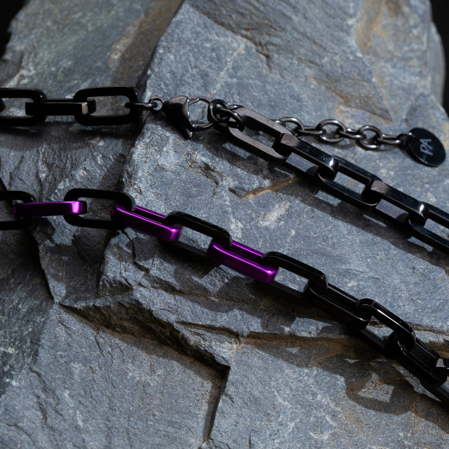 Midnight Violet Necklace Chain | 24" Solid Stainless Steel– Patrick ...