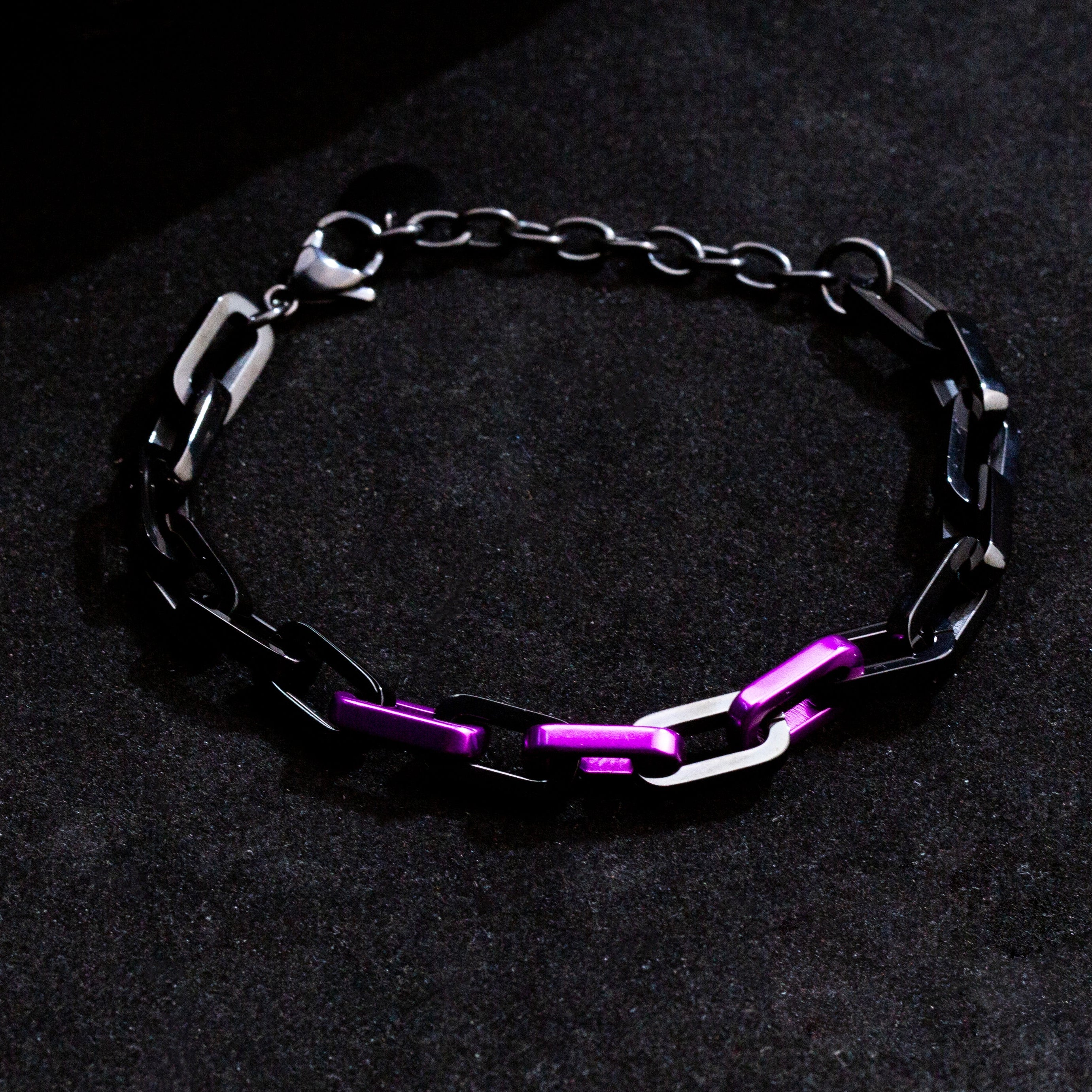 Midnight Violet Bracelet | Solid Stainless Steel | Patrick Adair Designs