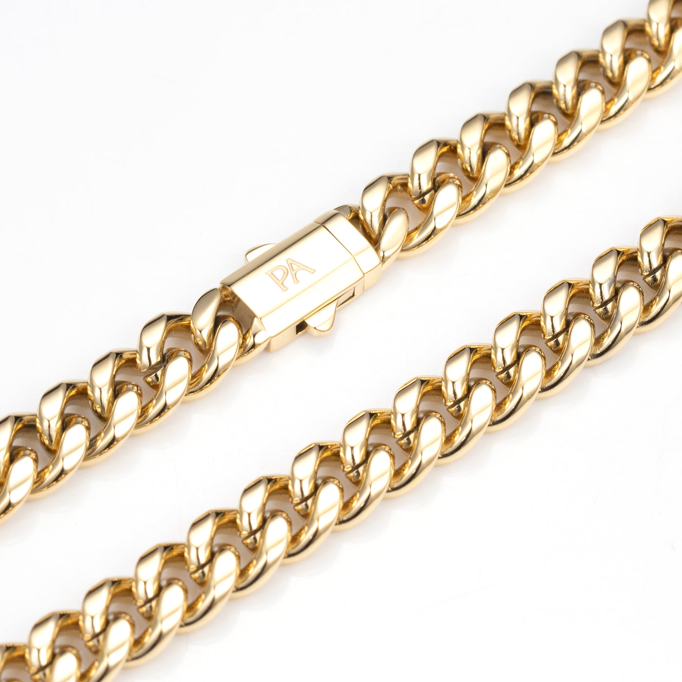 Gold Cuban Link Chain 8mm– Patrick Adair Designs