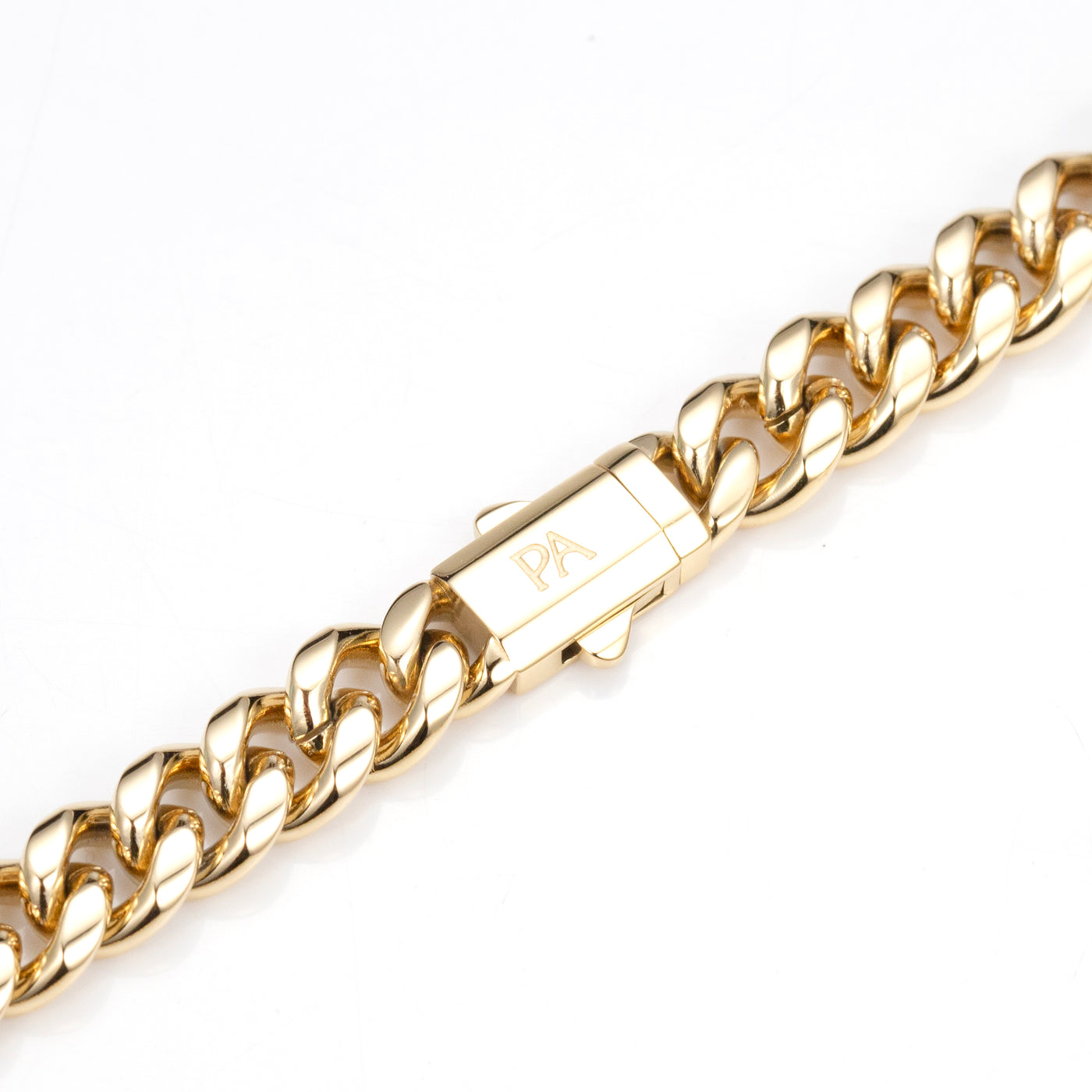 Gold Cuban Link Bracelet 8mm– Patrick Adair Designs
