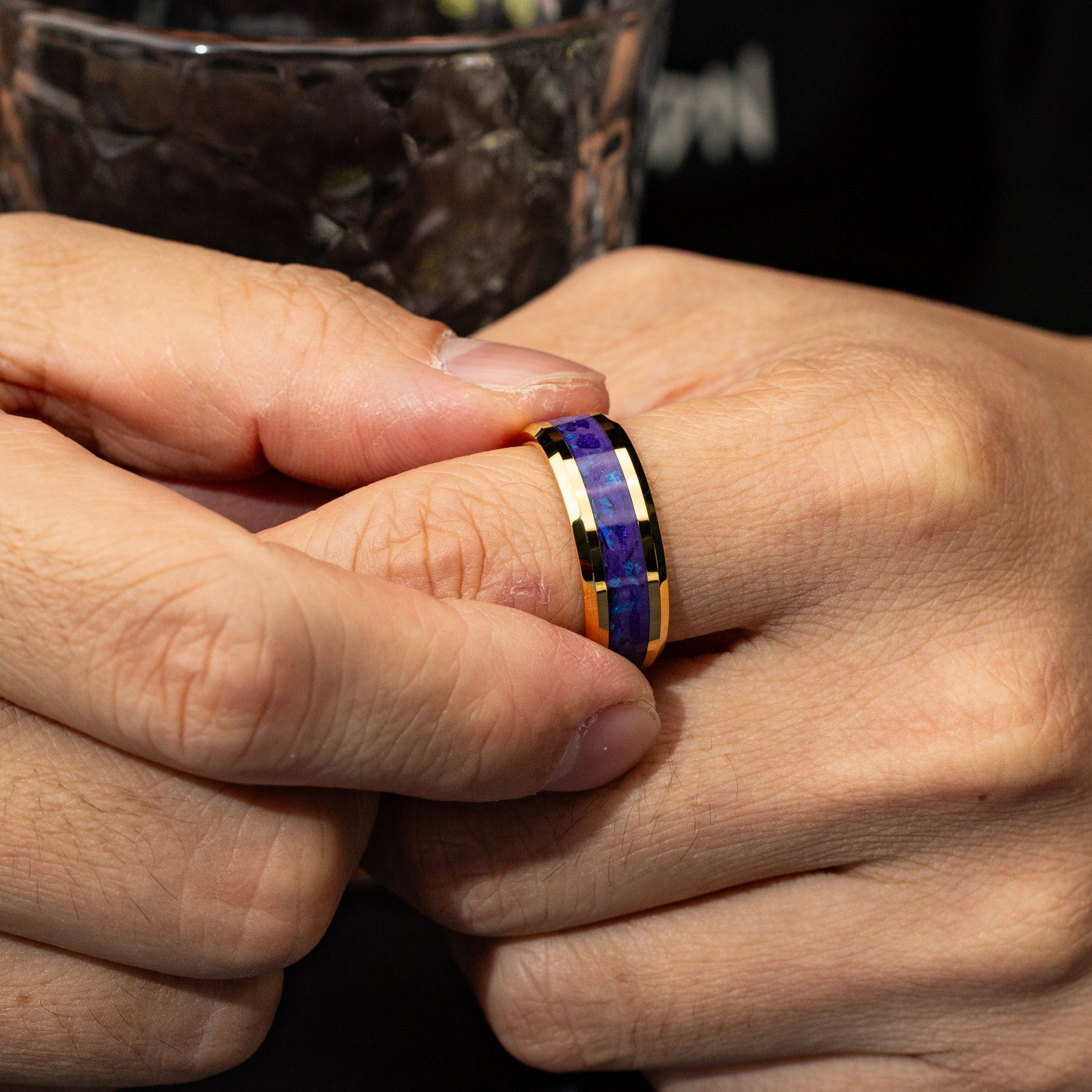 Custom Yellow Gold Glowstone Ring– Patrick Adair Designs