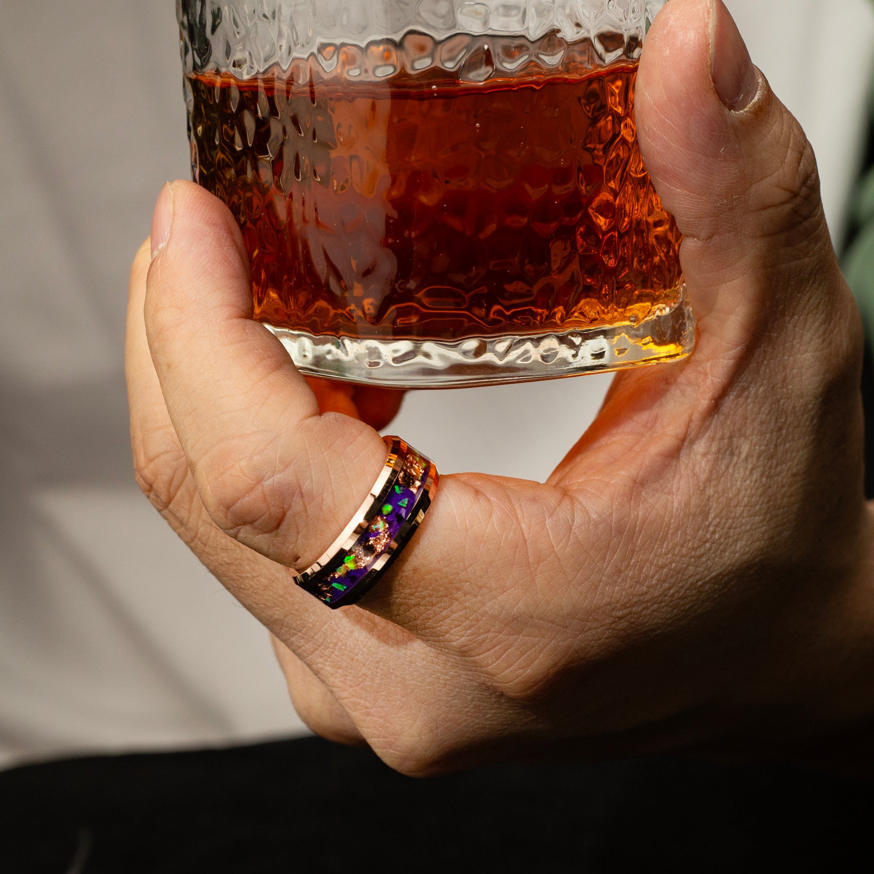 Custom Rose Gold Glowstone Ring– Patrick Adair Designs