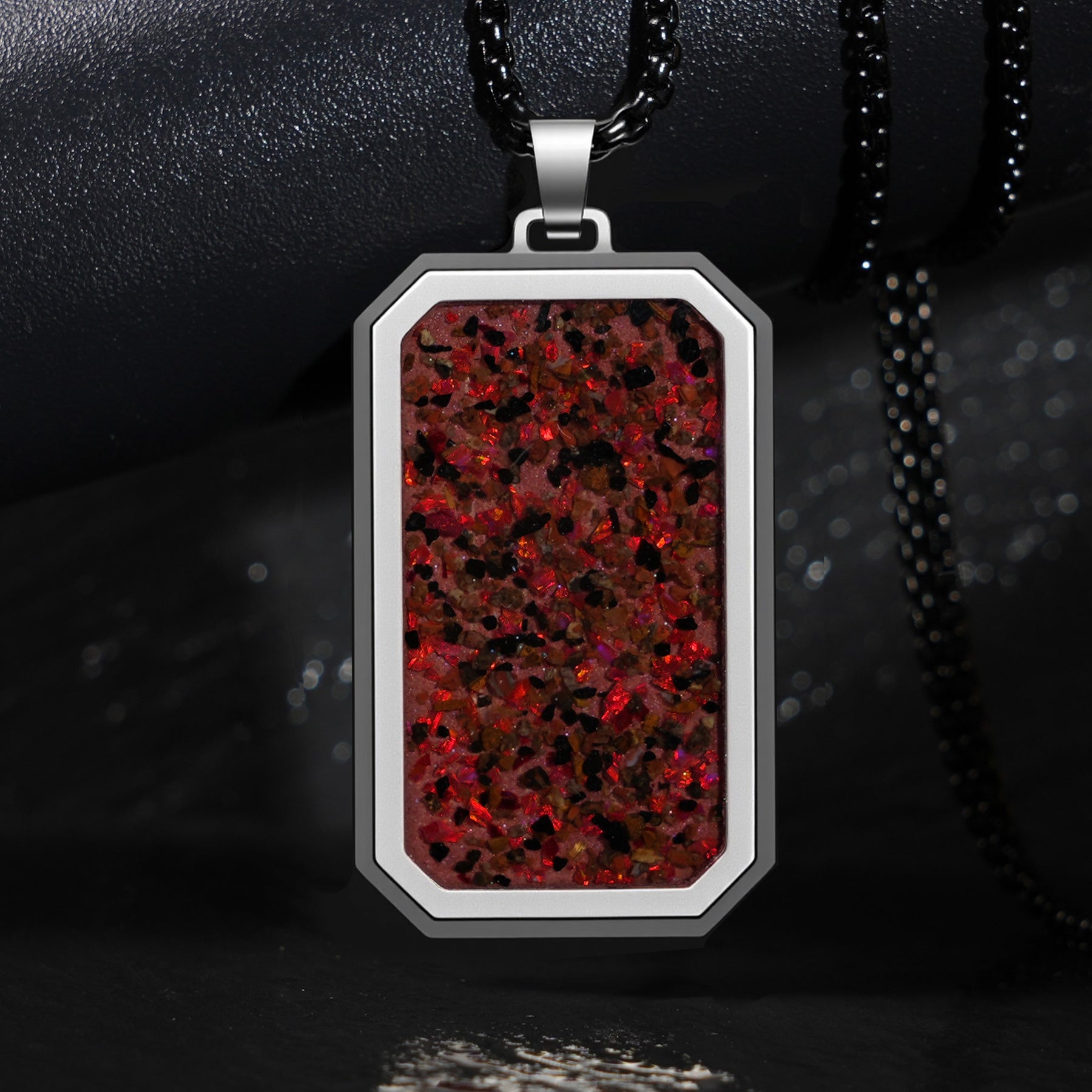 Crimson Red Opal Glowstone Pendant– Patrick Adair Designs