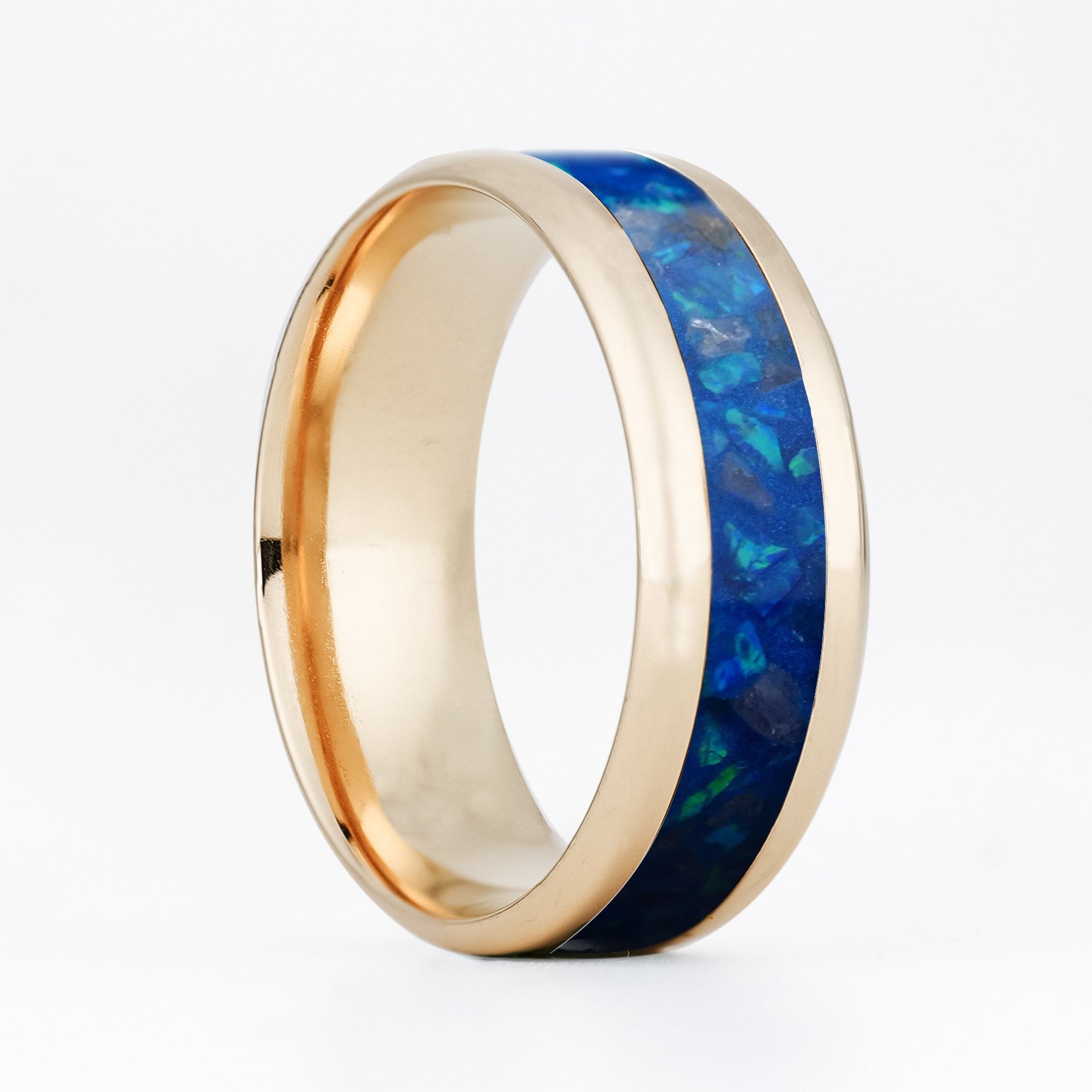Solid Gold Winter's Howl Glowstone Ring | Patrick Adair Designs