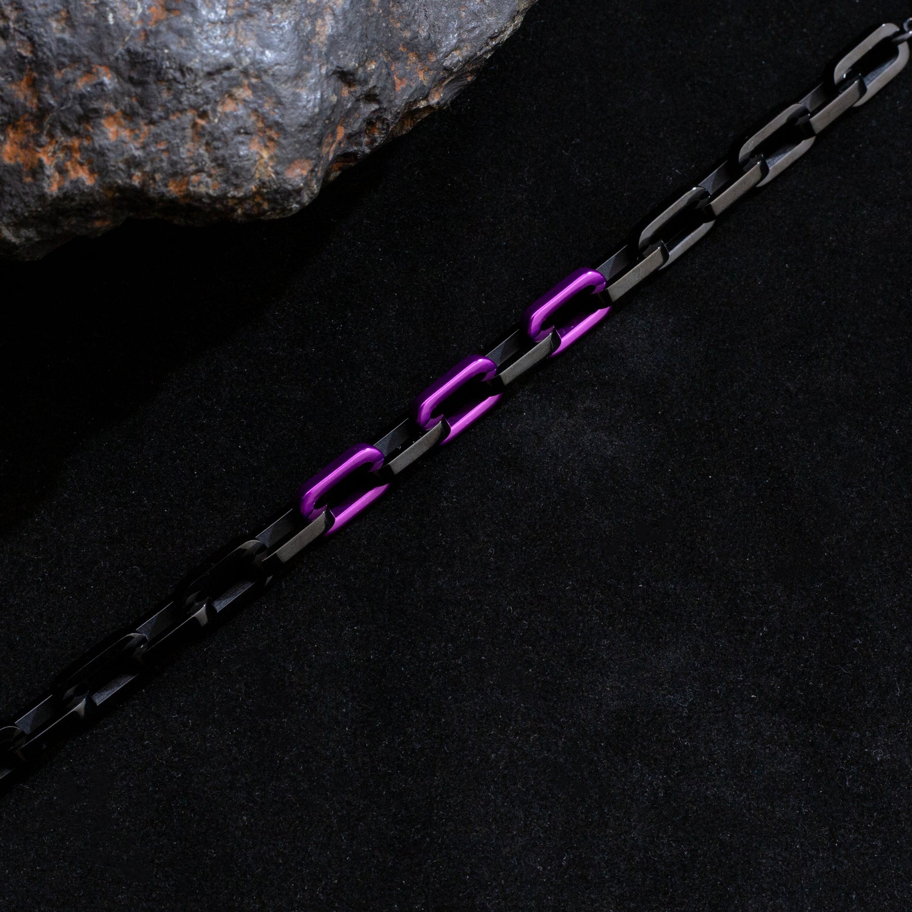 Midnight Violet Bracelet | Solid Stainless Steel– Patrick Adair Designs