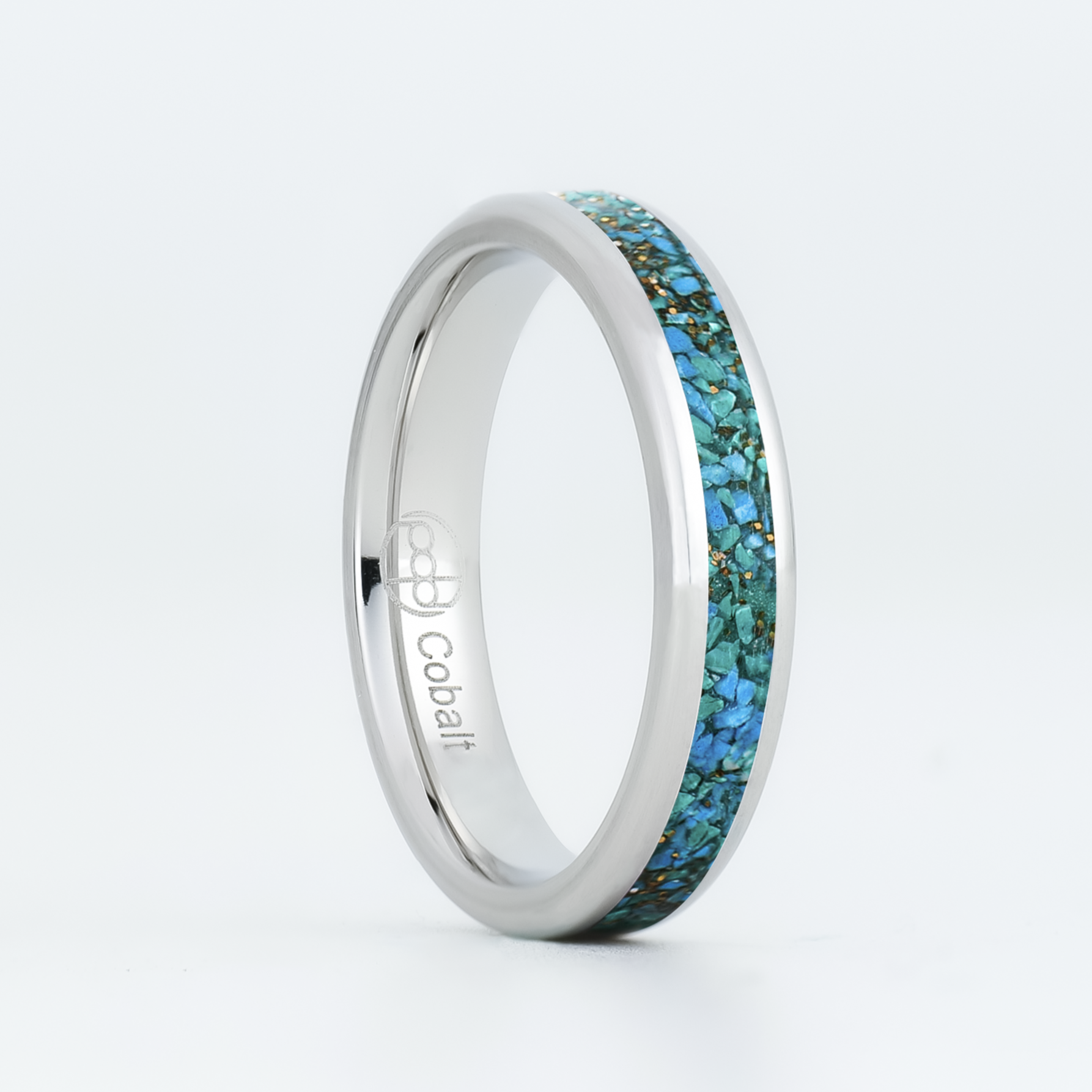 Radiant Turquoise Glowstone Stackable Ring | Patrick Adair Designs