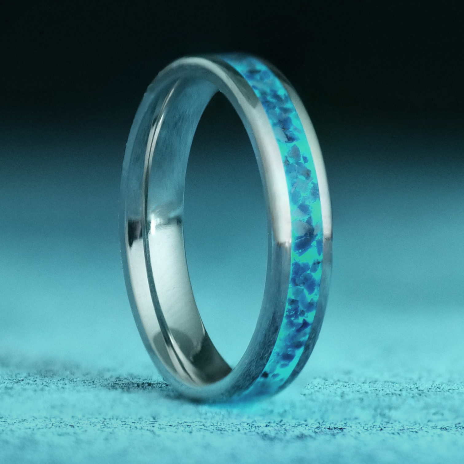 Custom Glowstone Stackable Ring | Patrick Adair Designs